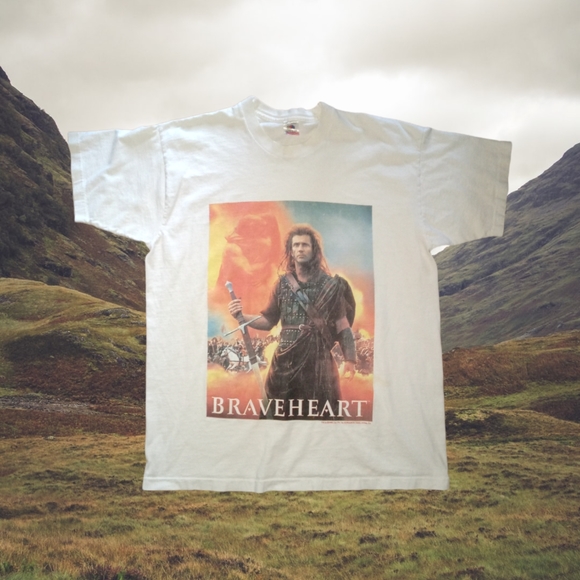Fruit of the Loom | Shirts | Vintage Rare 9s Braveheart Mel Gibson ...